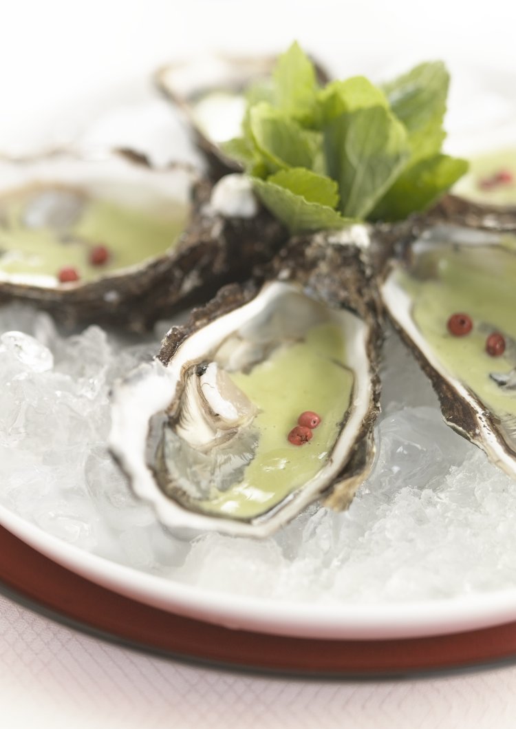 Recept "Oesters met waterkers en munt" | njam!