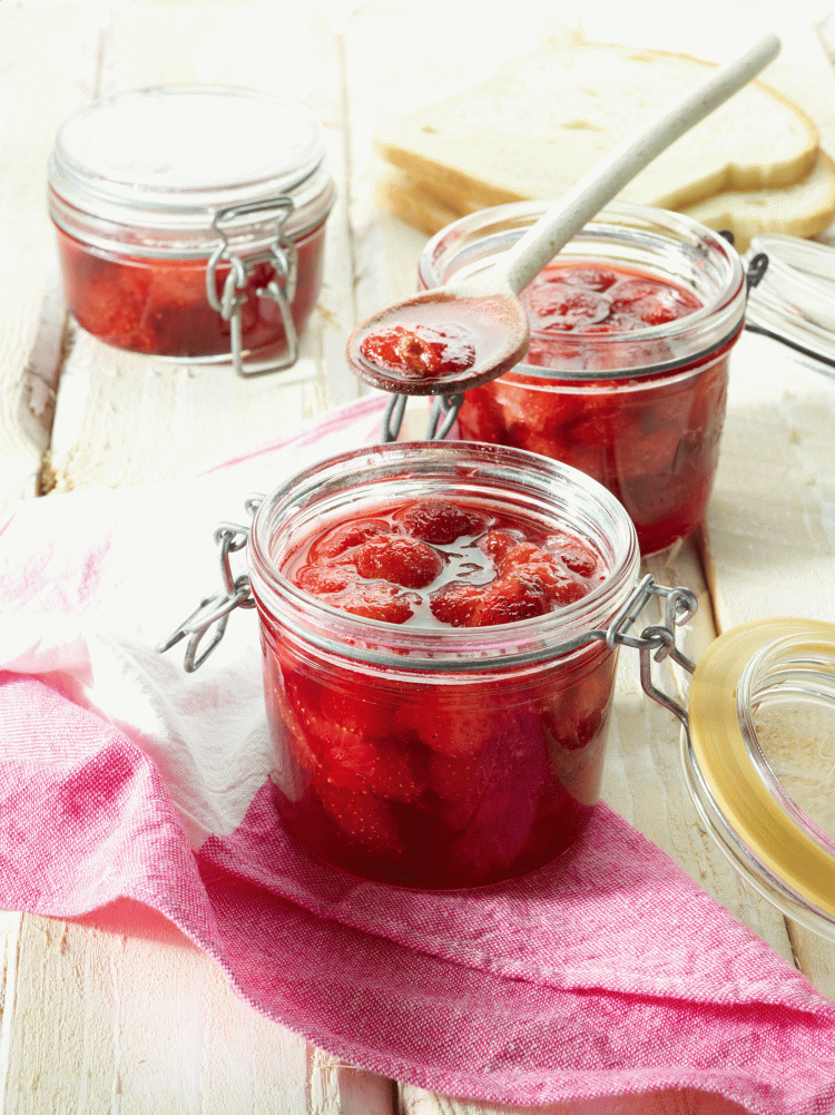 Recept "Confituur van aardbeien" | njam!